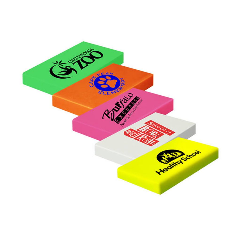 Neon Erasers - BolígrafosImpresos.com